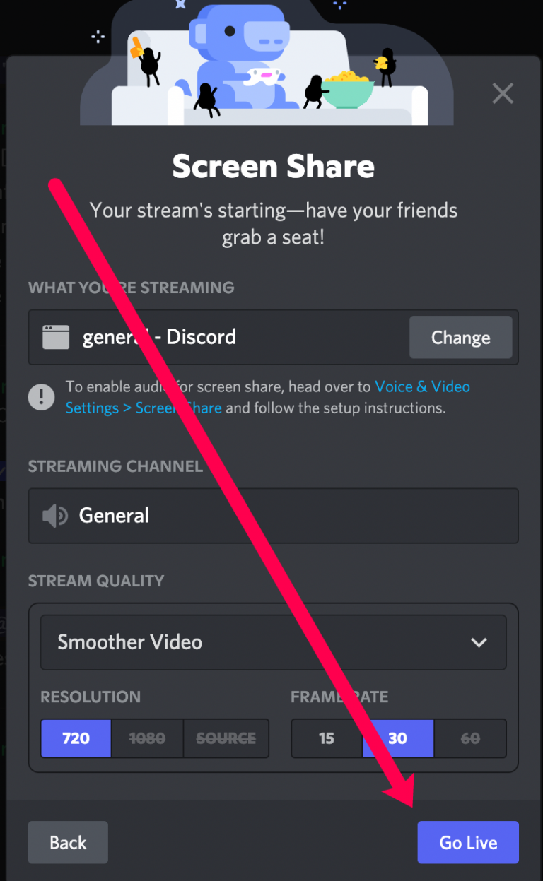 How To Enable Screen Share in Discord