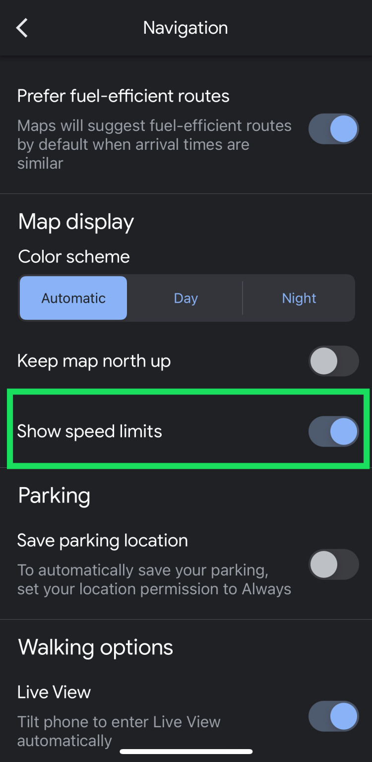 How to Show Speed Limit on Google Maps