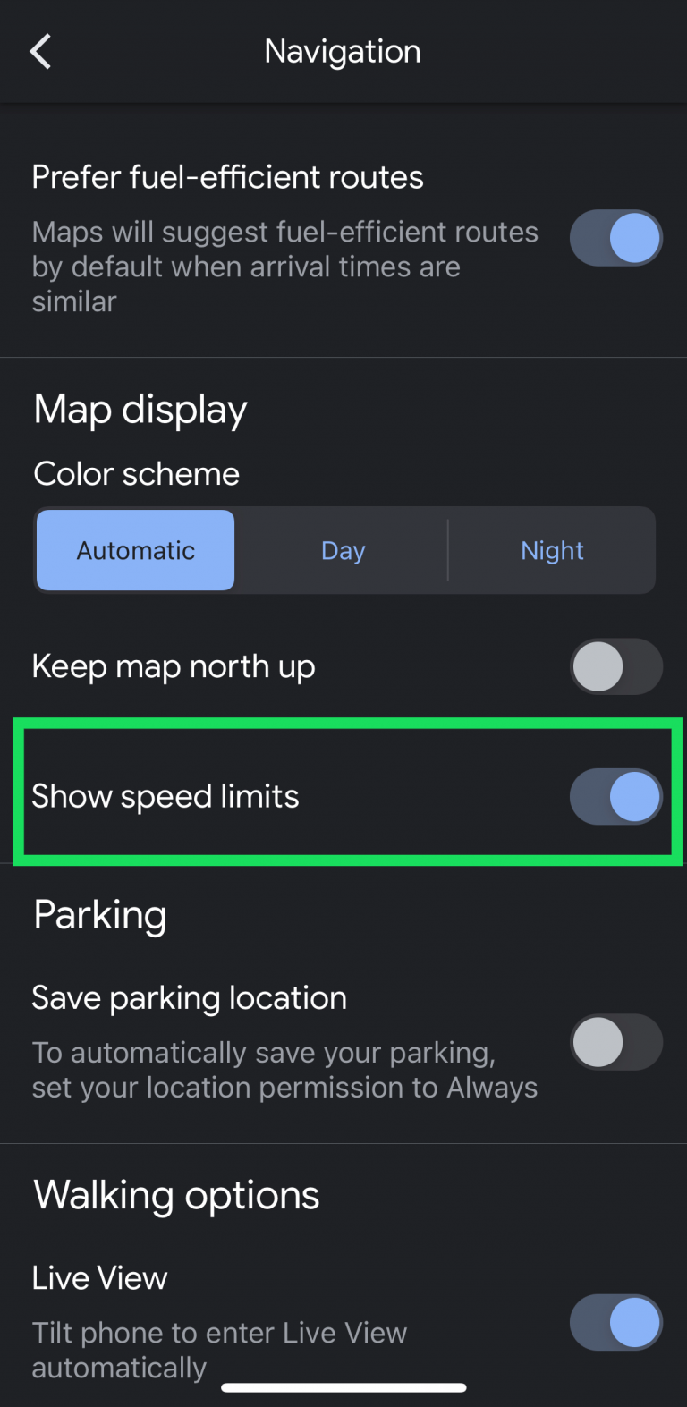 How to Show Speed Limit on Google Maps