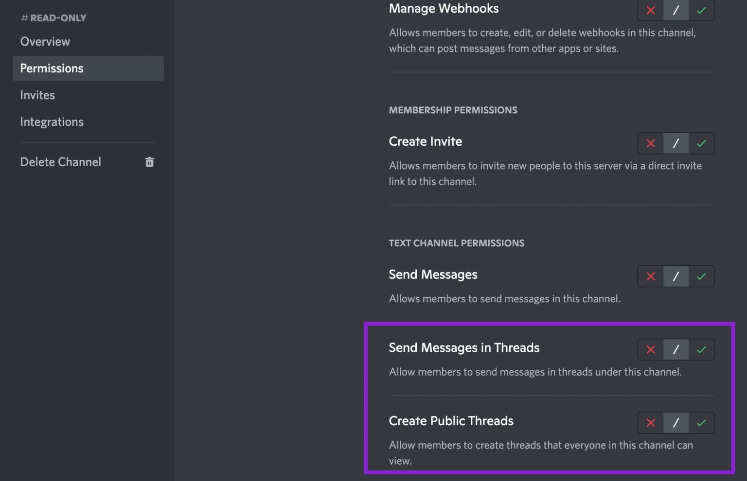 How To Make a Channel Read Only in Discord