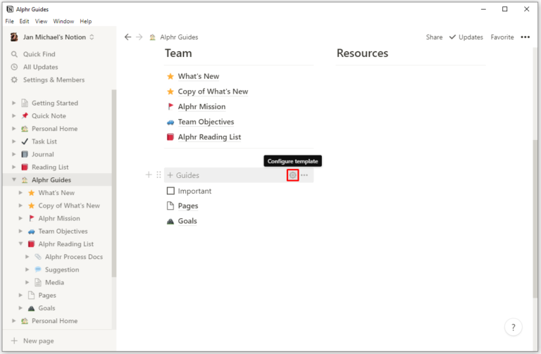 How to Create a New Template in Notion