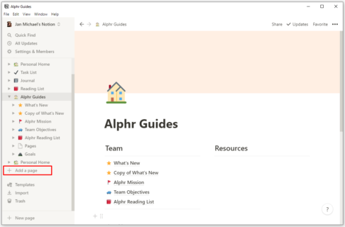 How to Create a New Template in Notion