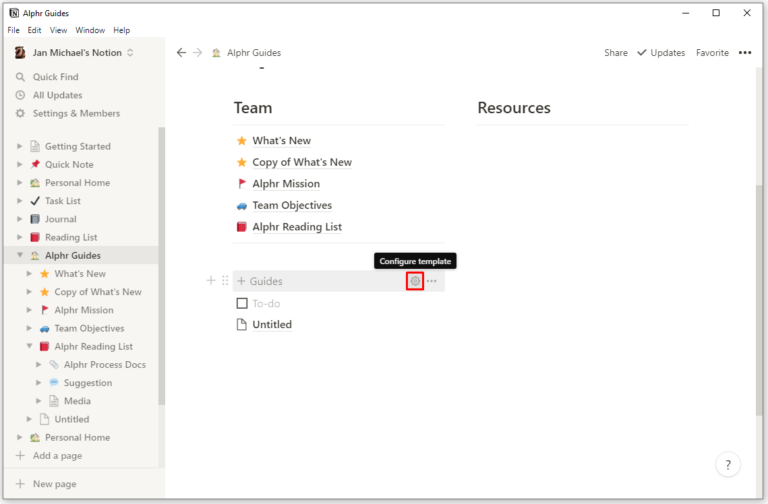 How to Create a New Template in Notion