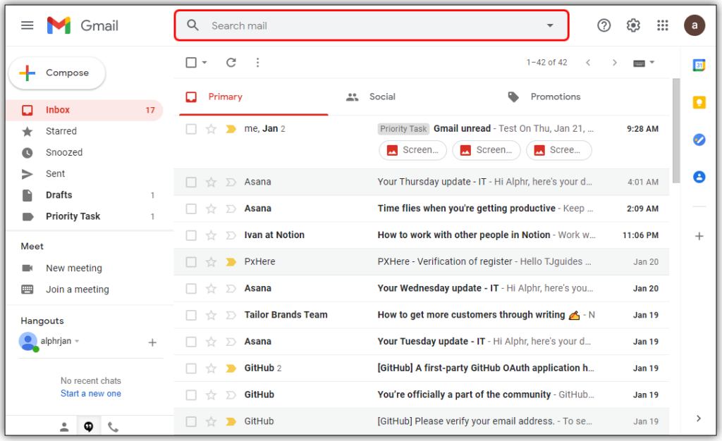How to Find Unread Emails in Gmail