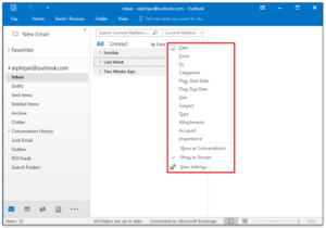 How to View All Mail in Outlook