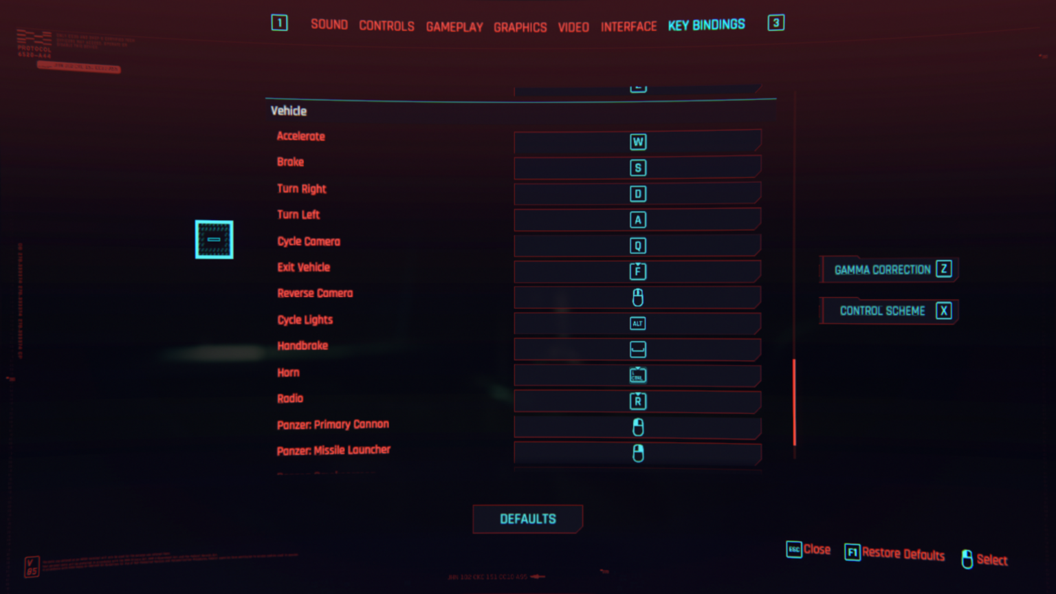 Cyberpunk 2077 How to Open Inventory