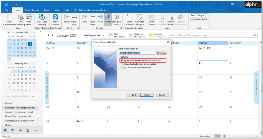 How to Backup and Export All Outlook Emails