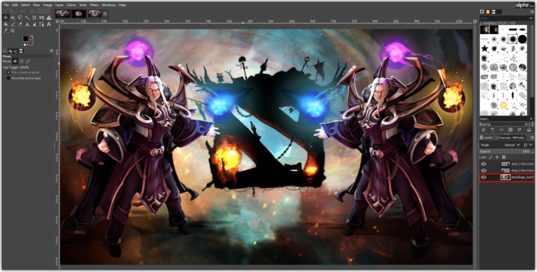 How to Flip an Image in GIMP