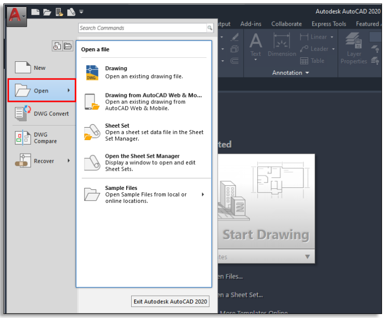 How to Open a DXF File