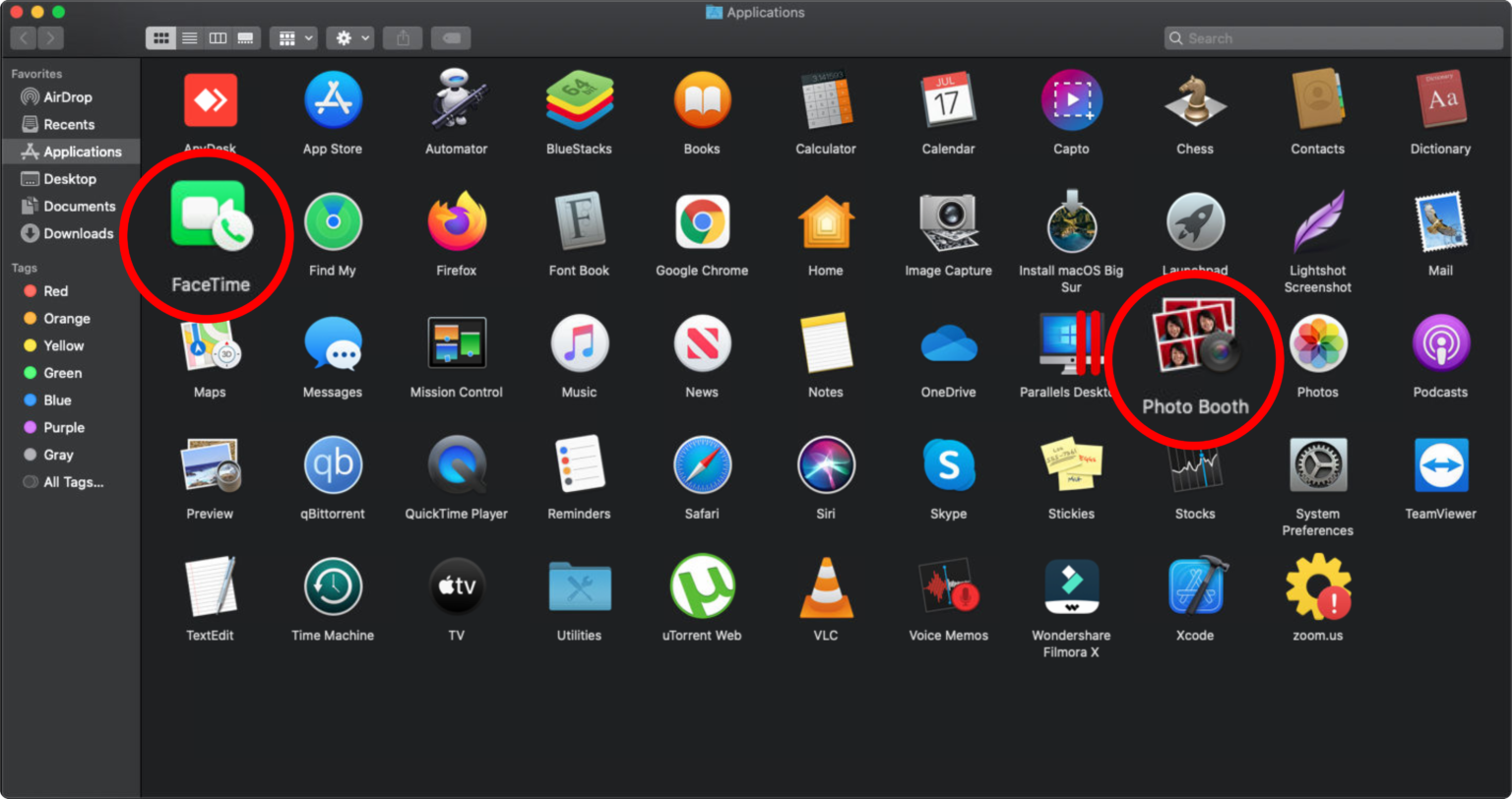How to Test the Camera on a Mac Device