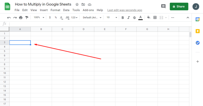 How to Multiply in Google Sheets