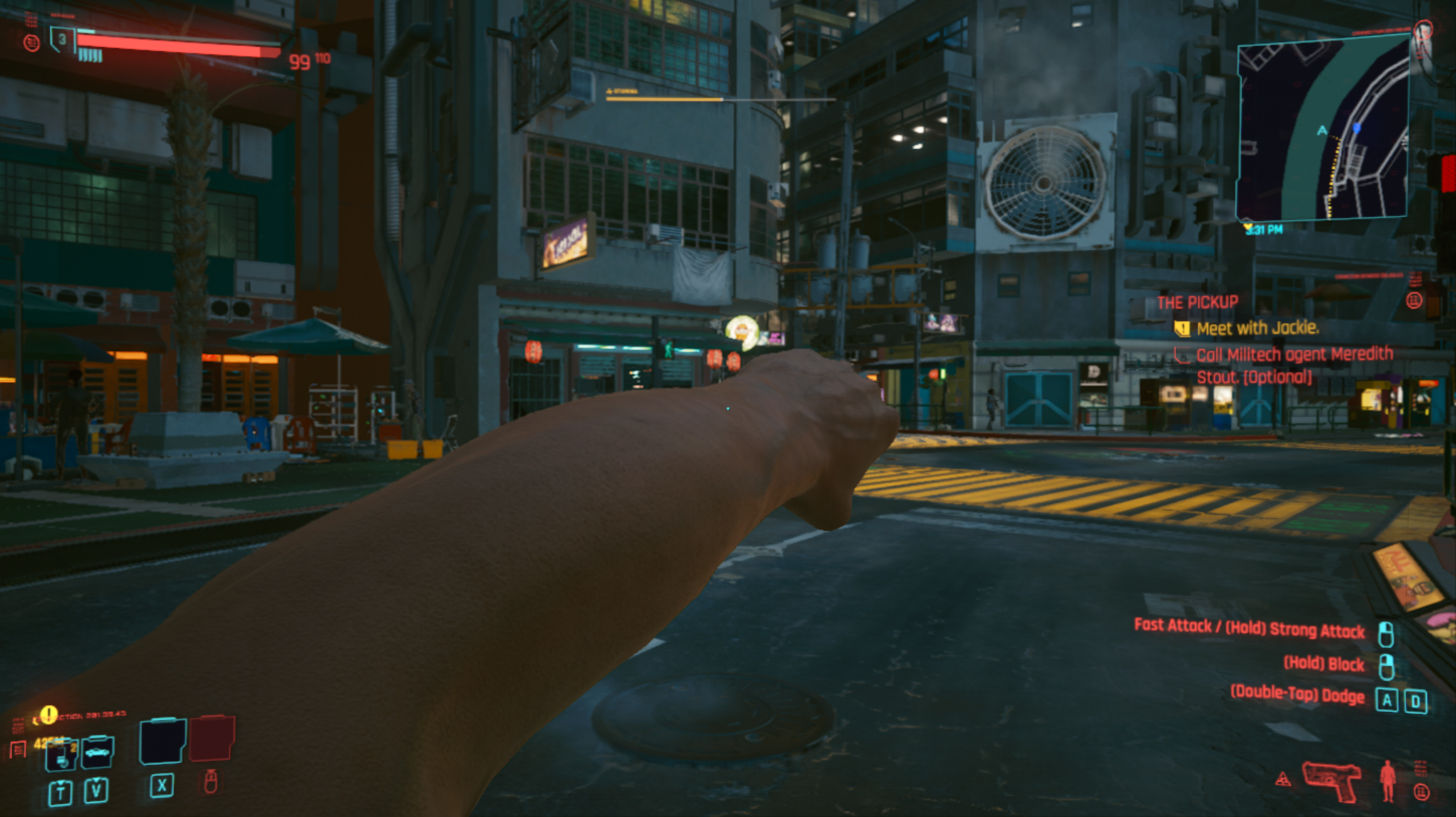 Cyberpunk 2077 How to Open Inventory