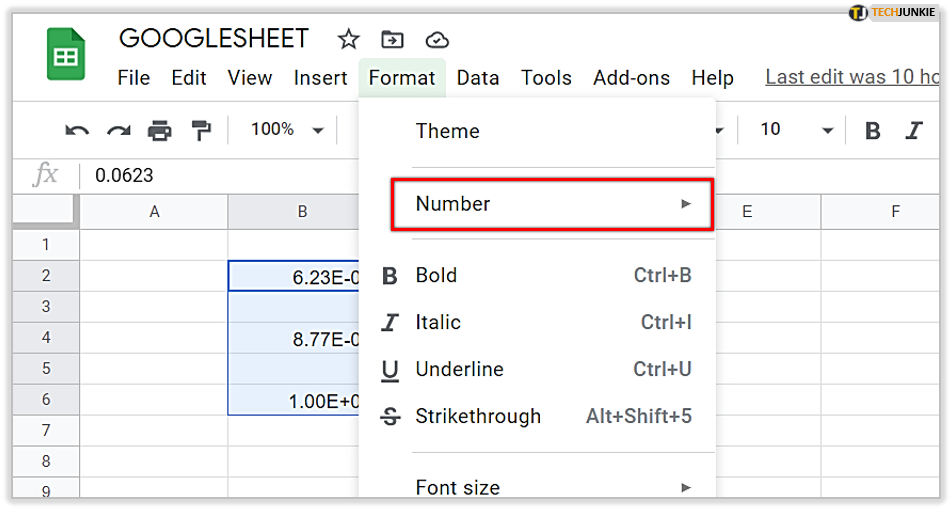 How to Turn Off Scientific Notation in Google Sheets