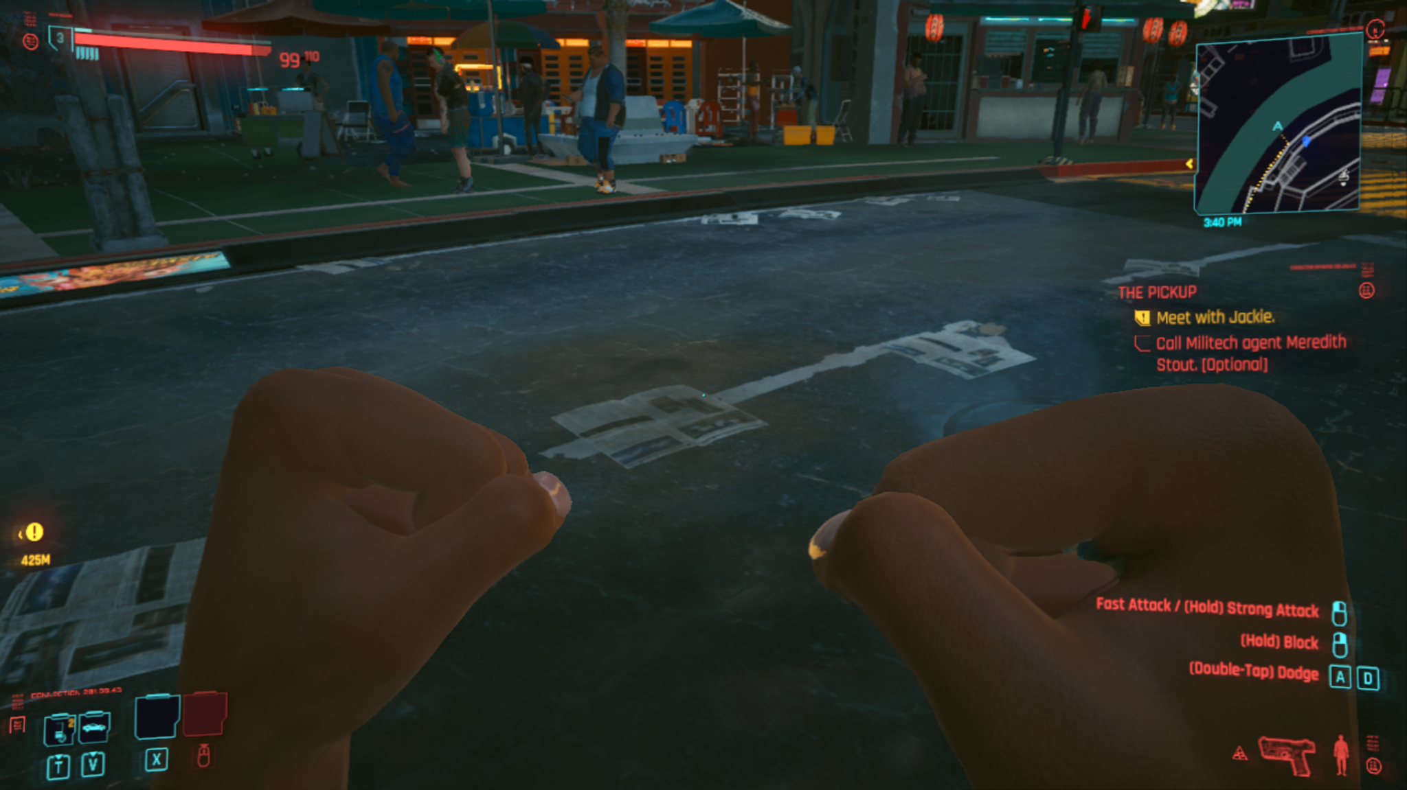 Cyberpunk 2077 How to Open Inventory