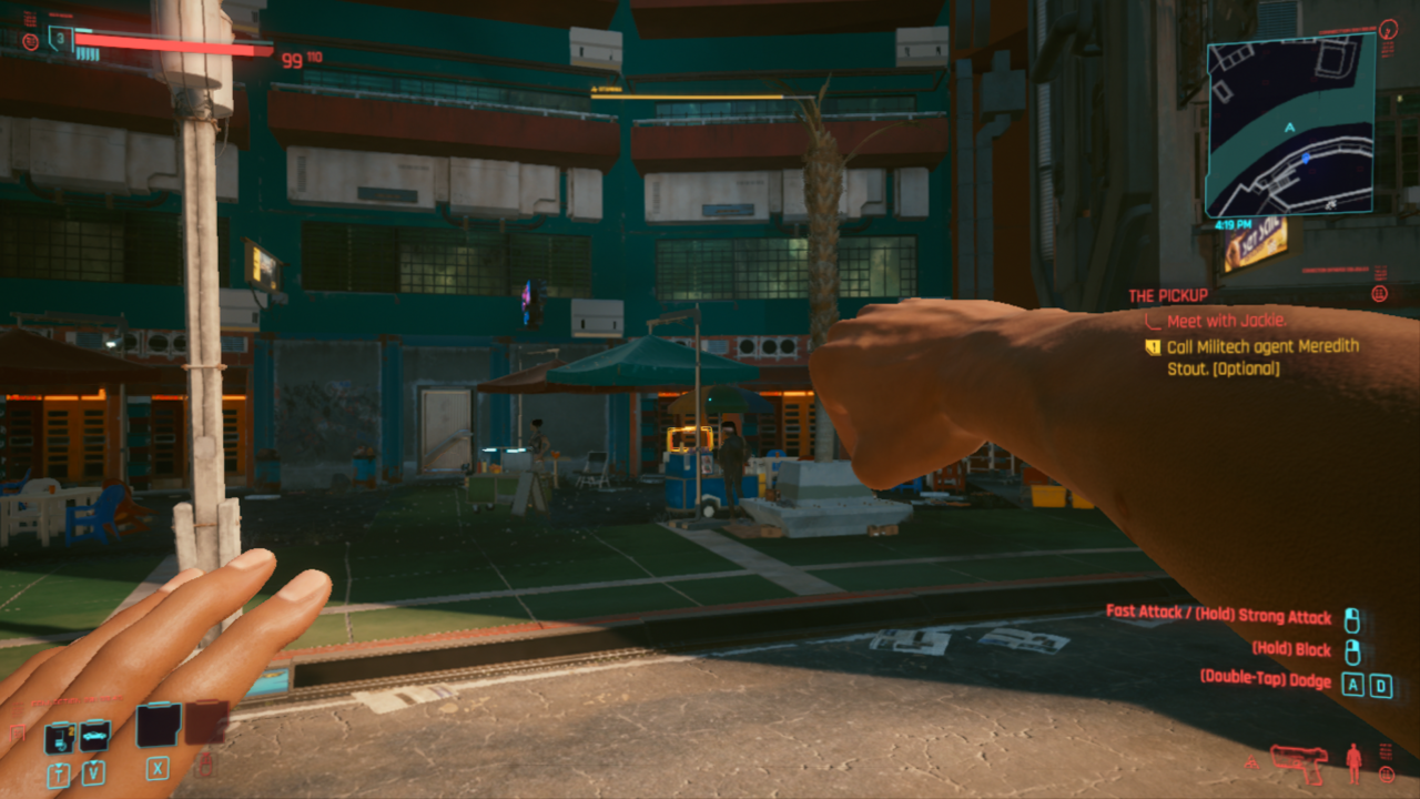 Cyberpunk 2077 How to Open Inventory