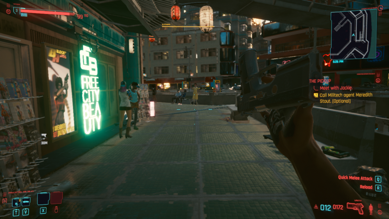 Cyberpunk 2077 How to Open Inventory