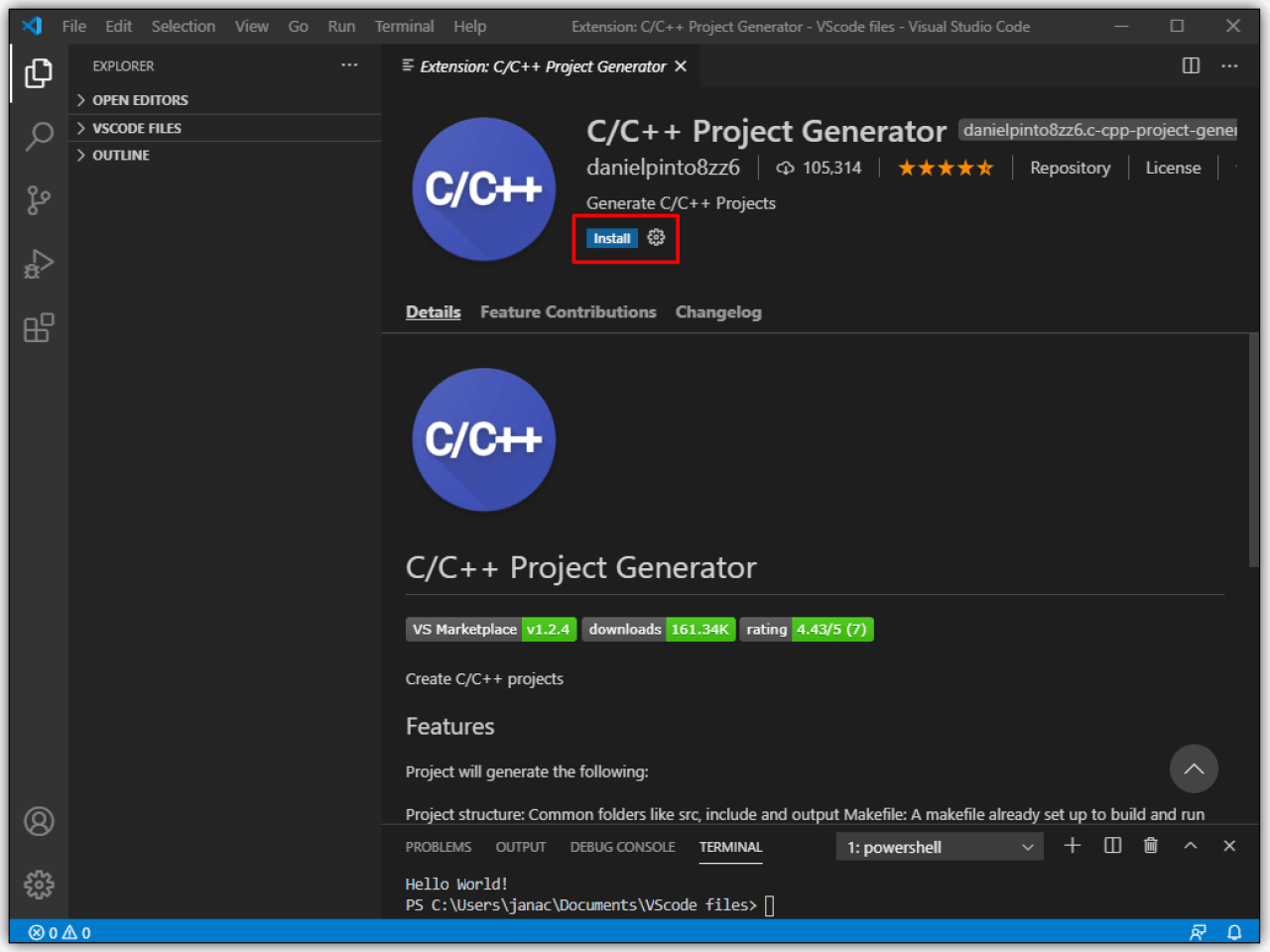 Vs Code How To Create A New Project