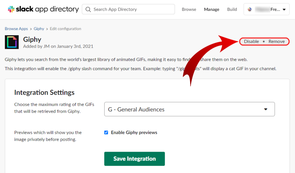 How to Use GIPHY in Slack