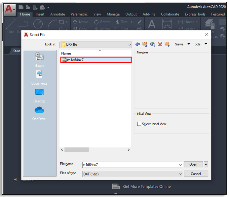 How to Open a DXF File