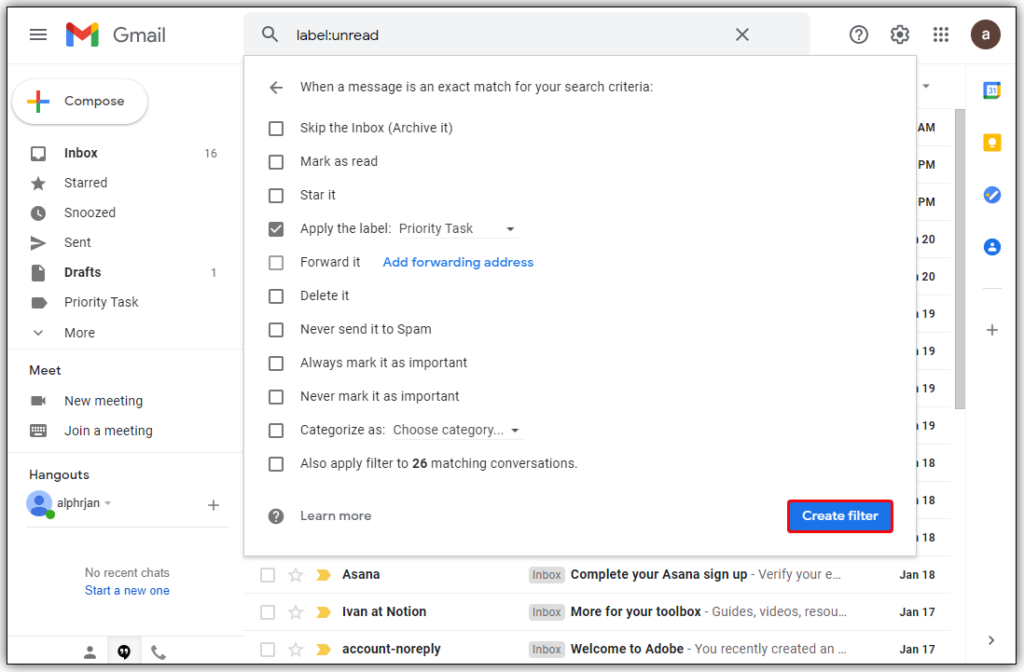How to Find Unread Emails in Gmail