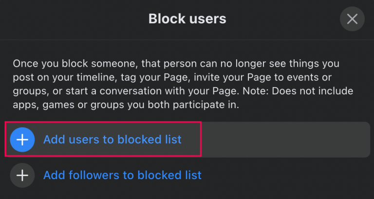 How to Block Someone from a Page on Facebook