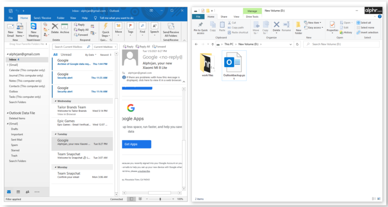 How to Backup and Export All Outlook Emails