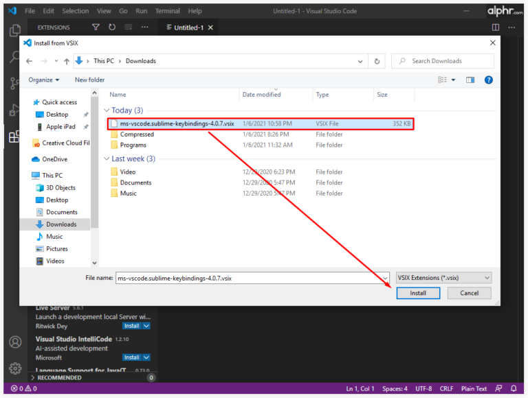 VS Code How to Install Extensions