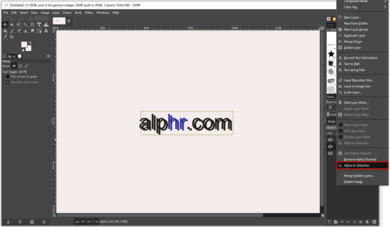 How to Add Shadows to Text in GIMP