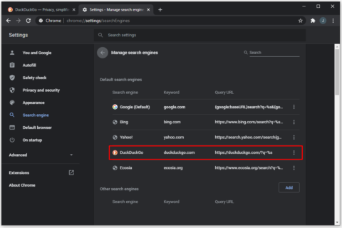 How to Change the Default Search Engine on Chrome