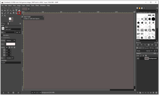 How to Add Shadows to Text in GIMP