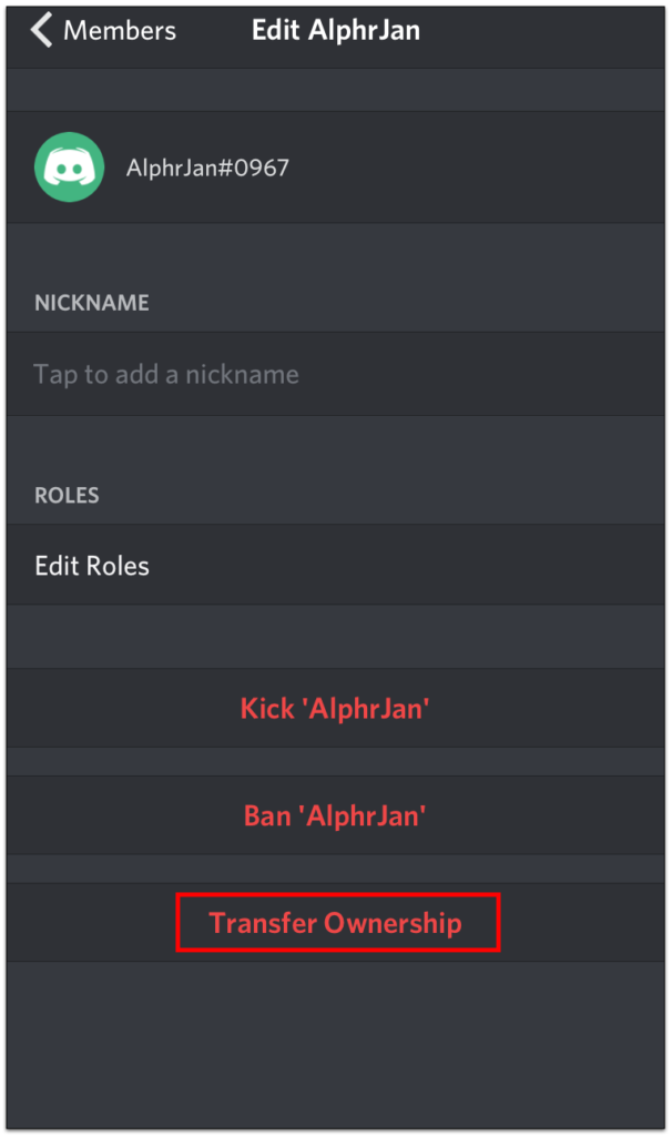 How to Transfer Ownership of a Discord Server