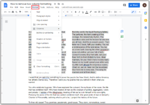 How to Make Two Columns in Google Docs