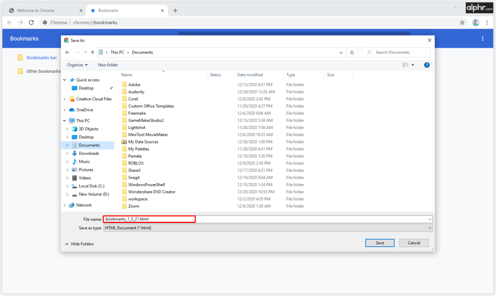 How to Backup Google Chrome Bookmarks