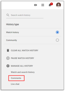 How to View Your YouTube Comment History