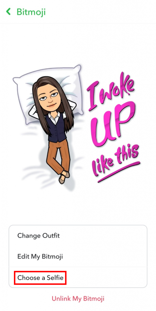 How to Change Bitmoji Expression in Snapchat