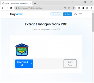 How to Save an Image File from a PDF
