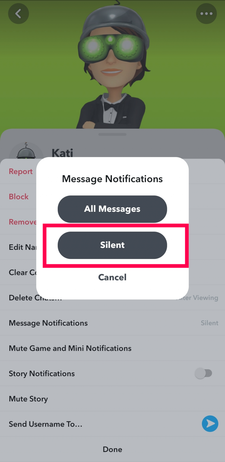 How to Turn Off Typing Notifications on Snapchat