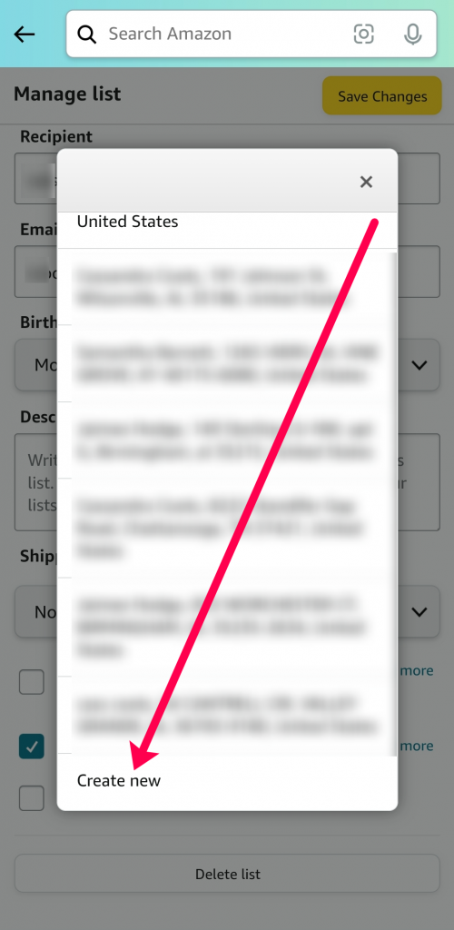How to Make a Wishlist in the Amazon App