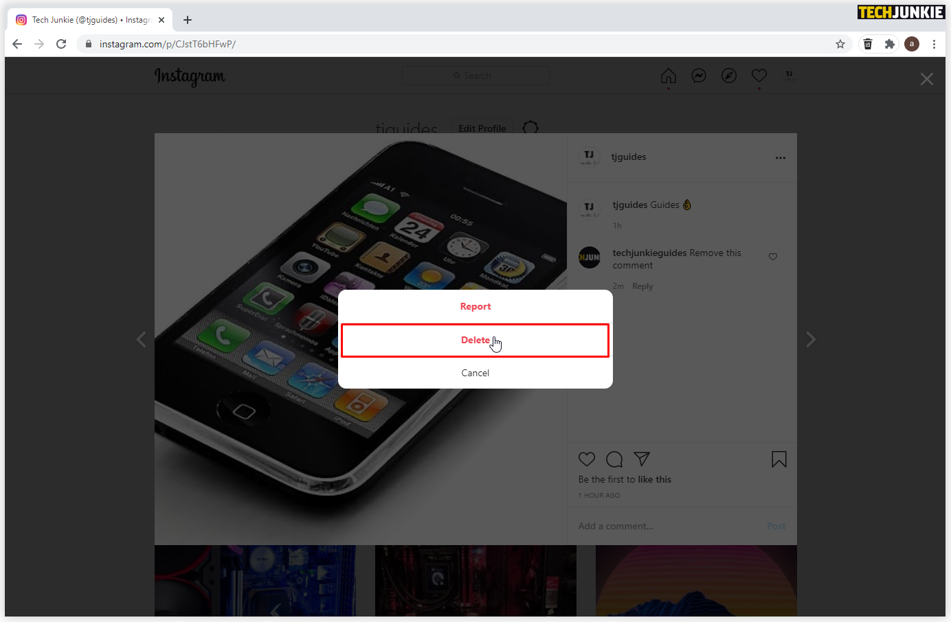 How to Delete a Comment on Instagram