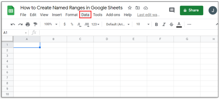 How to Calculate Range in Google Sheets
