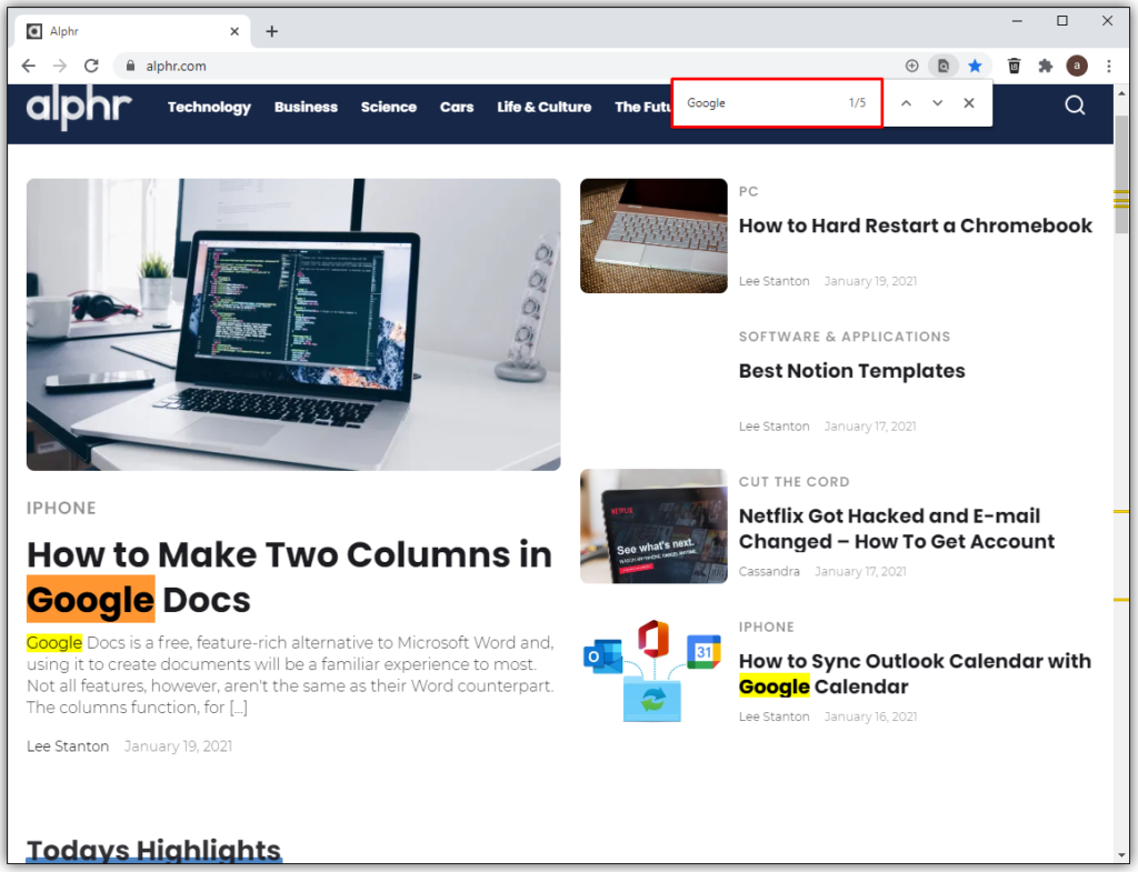 How to Search a Specific Website With Google