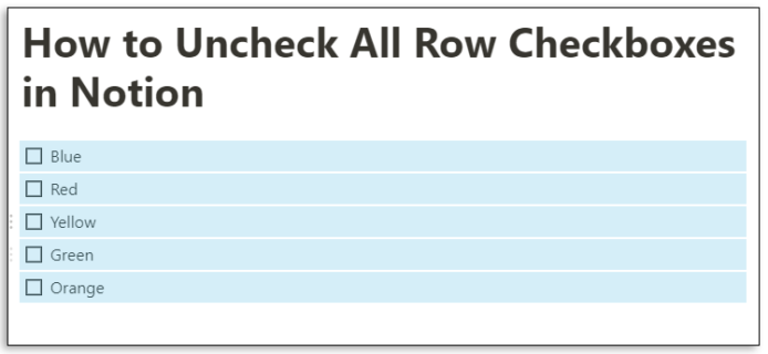 How to Add a Checkbox in Notion
