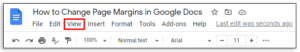 How to Make Just One Page Landscape in Google Docs