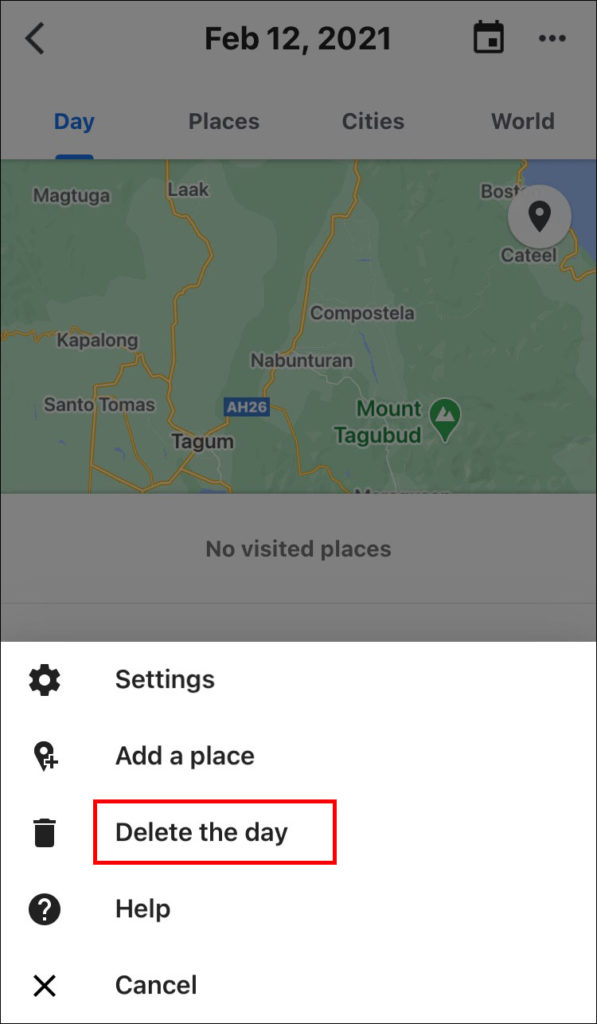 How to View Google Maps Search History