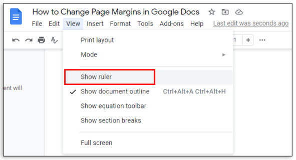 How to Make Just One Page Landscape in Google Docs