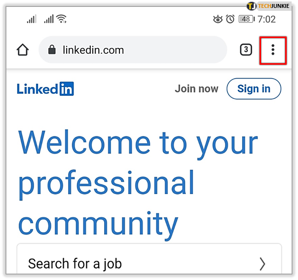 How To View the LinkedIn Desktop Site from your Phone
