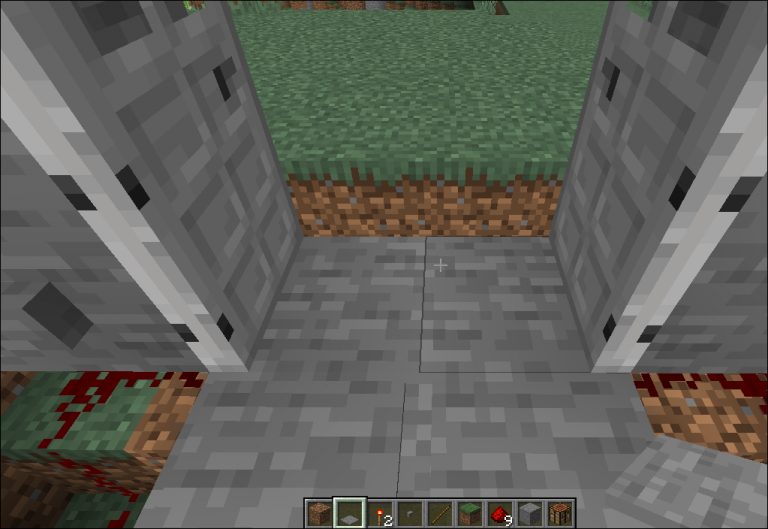 How to Open an Iron Door in Minecraft