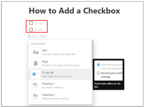 How to Add a Checkbox in Notion