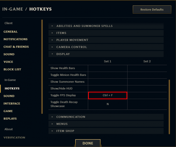How to Show Ping in League of Legends