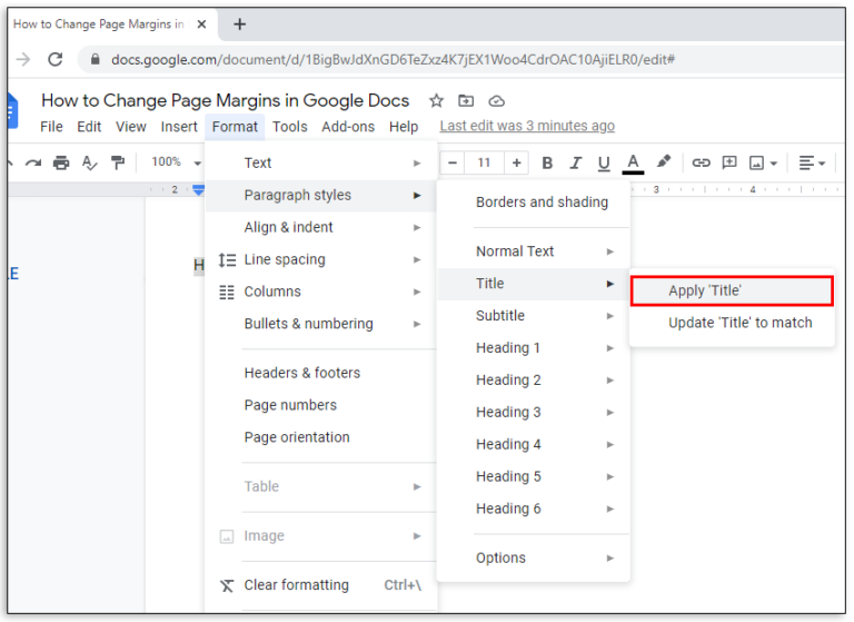 How to Make Just One Page Landscape in Google Docs